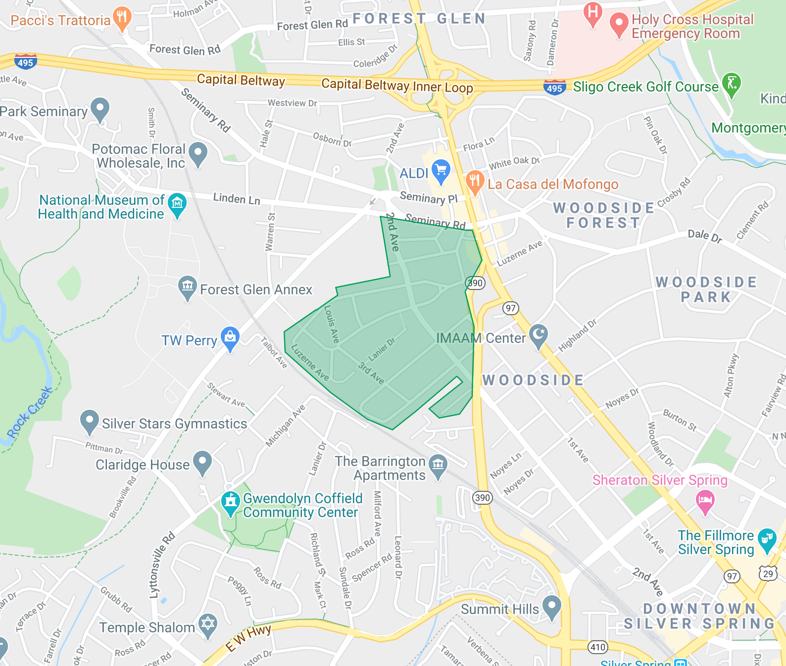 Location | Welcome to North Woodside